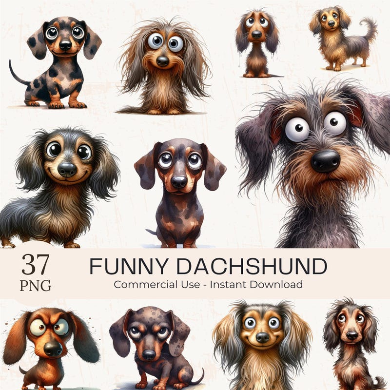Funny Dachshund Images - Etsy
