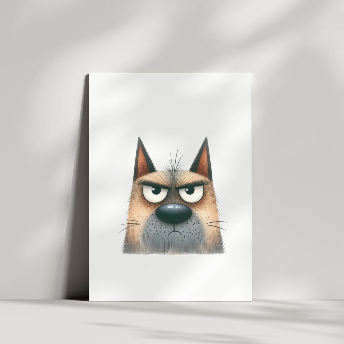 Grumpy Dogs PNG Clipart Bundle: Funny Canine Art (digital Download Set ...