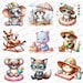 Cute Summer Animals Clipart PNG Bundle - 26 Watercolor Cute & Adorable ...