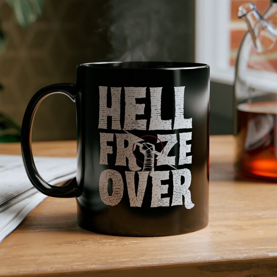 CM Punk Mug Hell Froze Over WWE CM Punk Hell Froze Over Mug - Etsy