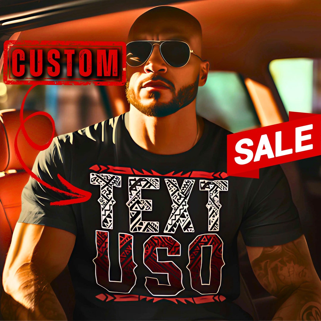 Personalized Uso Wrestling T-shirt Custom Text Sami Uso Wrestling OTC ...