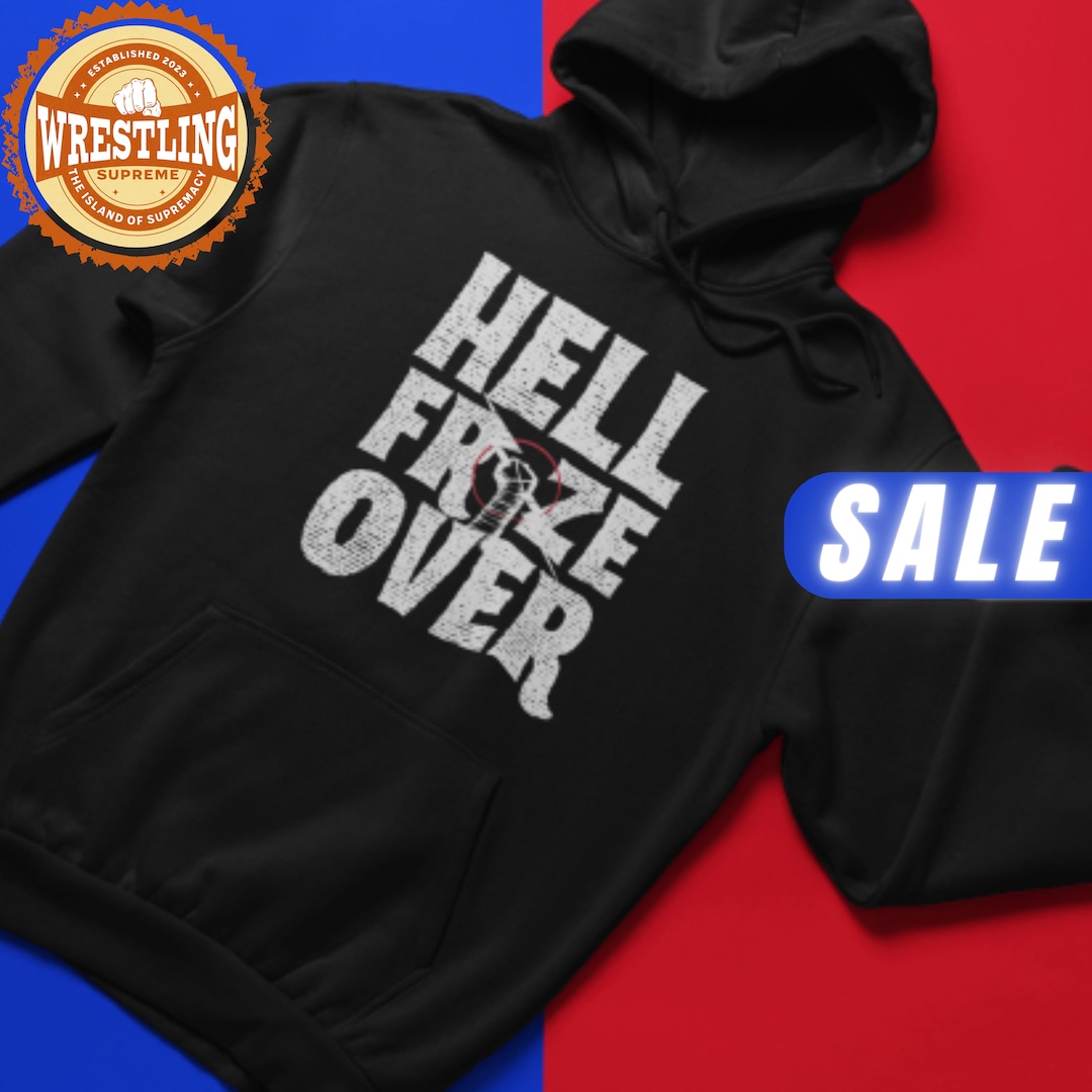 CM Punk Hoodie Hell Froze Over Wrestling CM Punk Hell Froze Over T ...