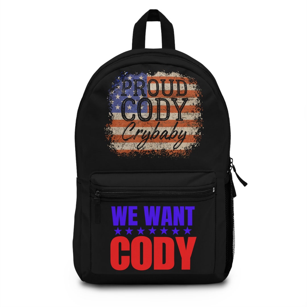 Cody Rhodes Cody Crybaby We Want Cody Backpack Cody Rhodes Bag - Etsy