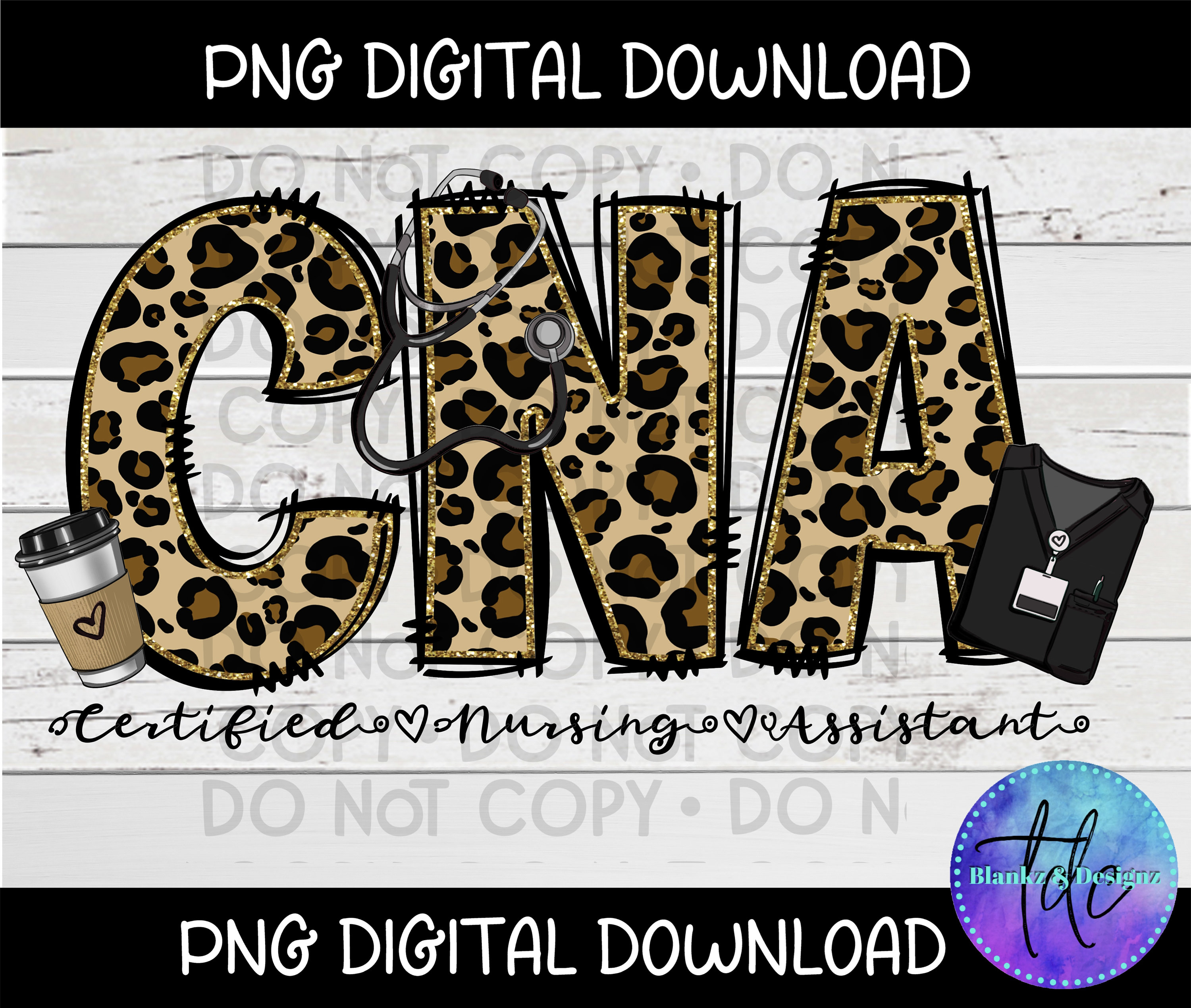 Certified Nursing Assistant Png, CNA Life Png Sublimation Design, Nurse ...
