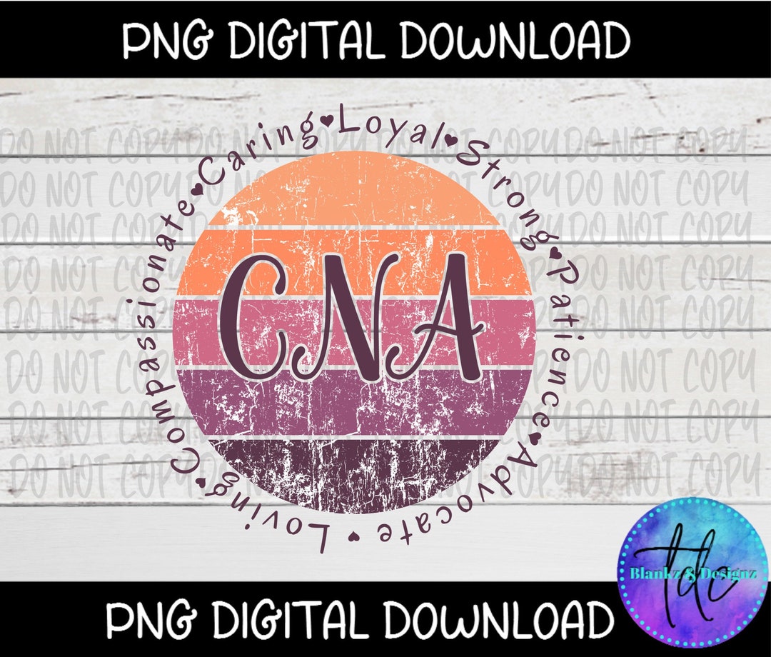 CNA Life PNG: Nurse Sublimation Design (digital Download) - Etsy