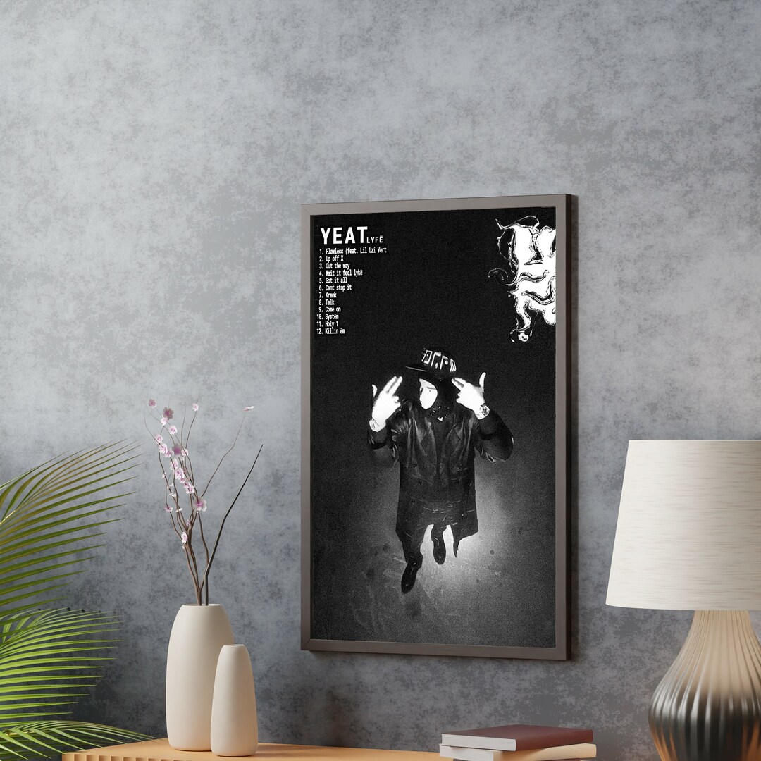 Yeat Poster | Lyfë Album Poster | Custom Tracklist Print | Digital ...