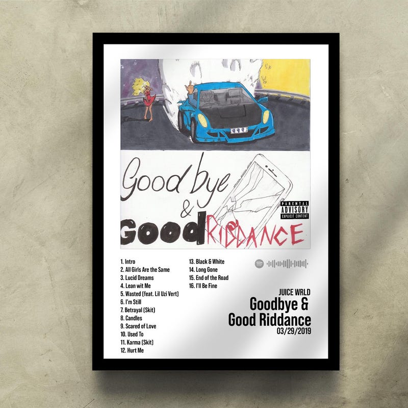 Goodbye and Good Riddance Album Cover Art - Etsy