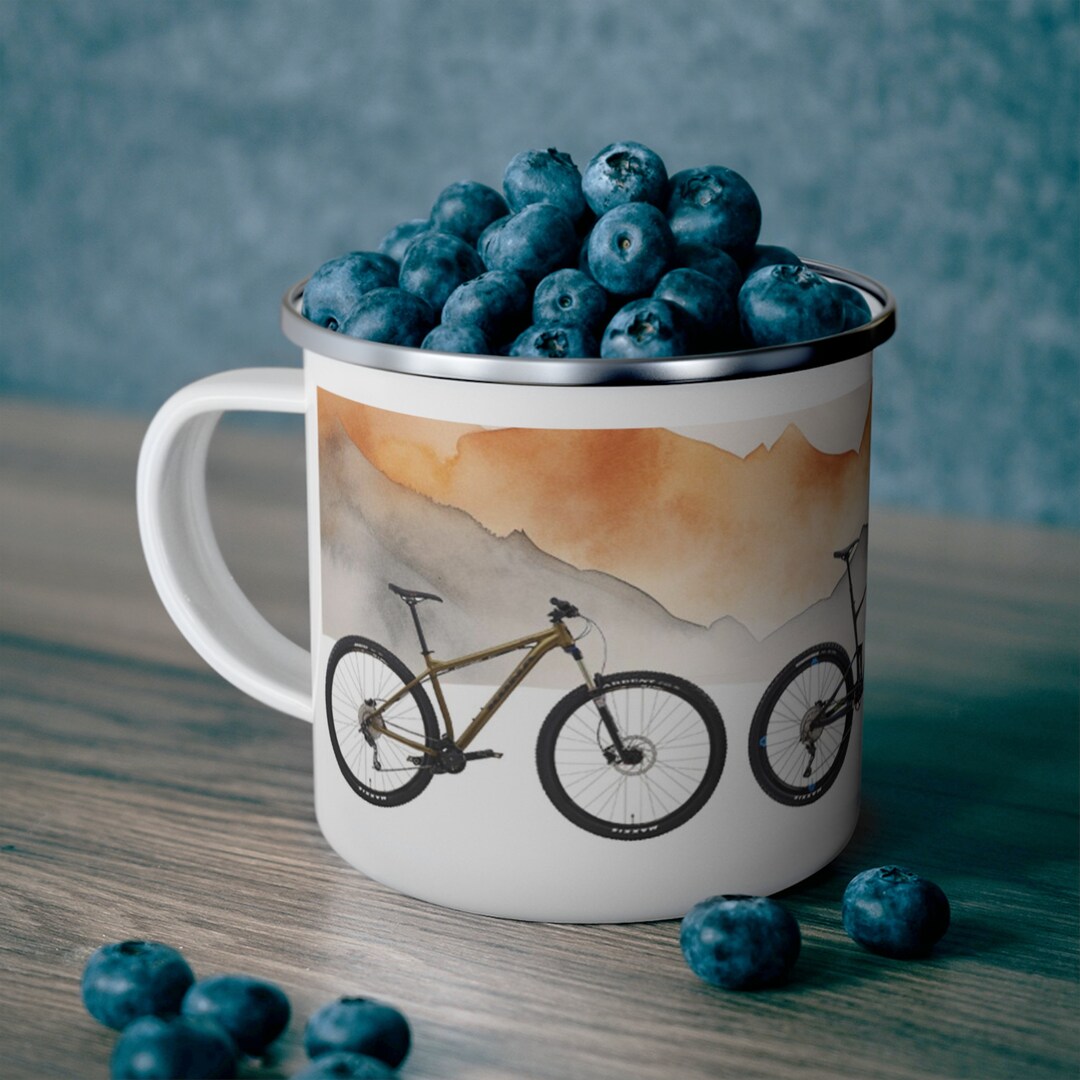 Mountain Bike Camping Mug Bike Mug Mountain Bike Print - Etsy
