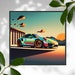 Porsche Poster Digital Art Car Poster Porsche 911 Poster Car Wall Art ...