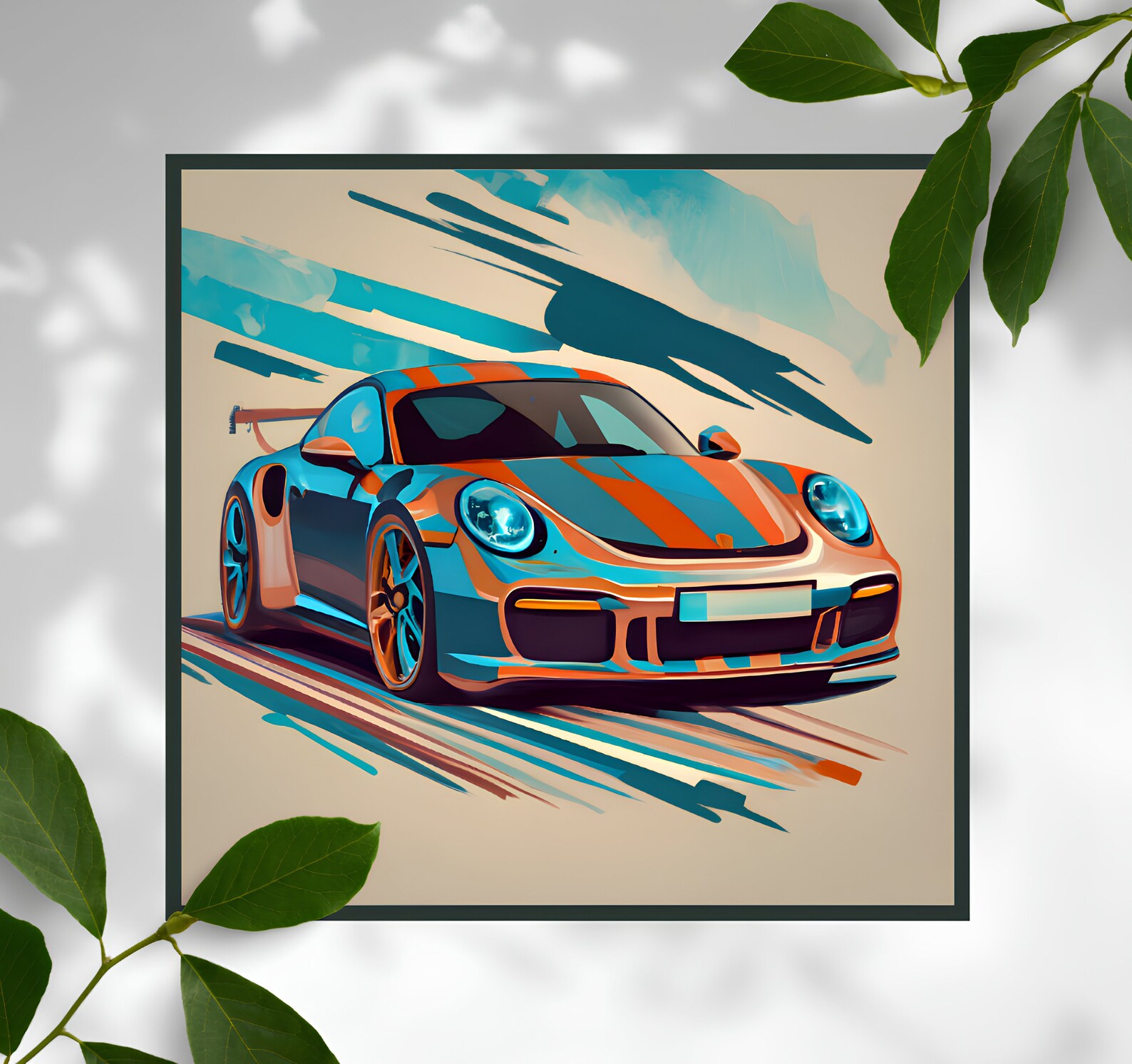 Porsche Poster - Digital Art - Car Poster - Porsche 911 Poster - Car ...