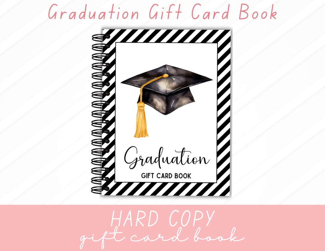 Graduation Gift Card Book - Unique Keepsake for Graduates! Soft Copy ...