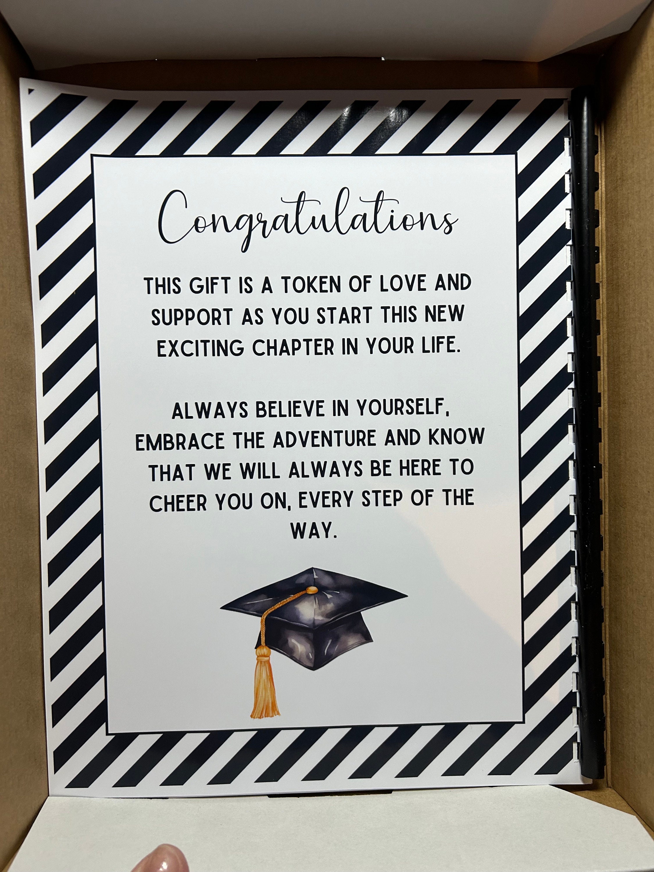 Graduation Gift Card Book Unique Keepsake for Graduates Soft Copy ...