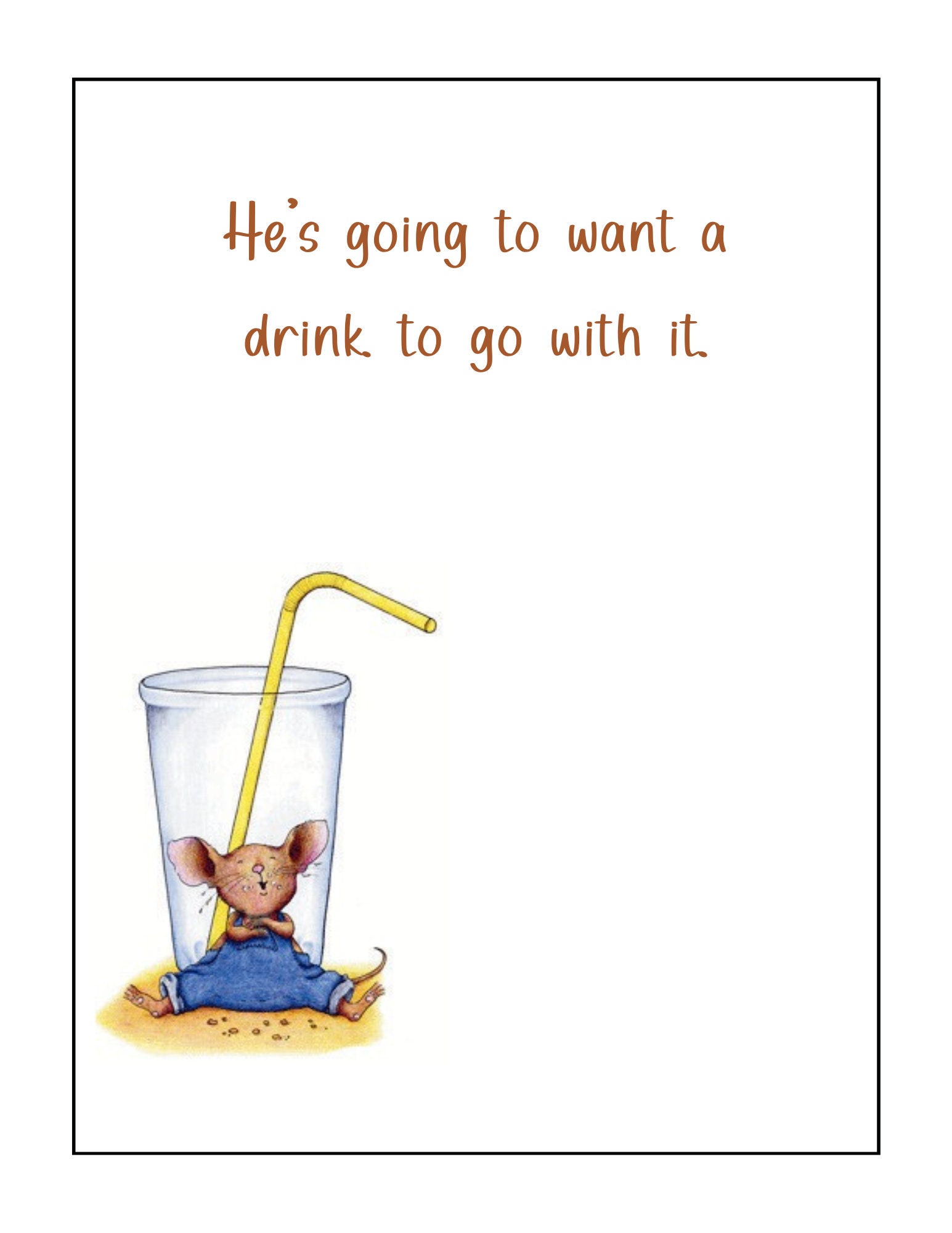 If You Give Your Teacher a Cookie, Printable Gift Card Book, Boy ...