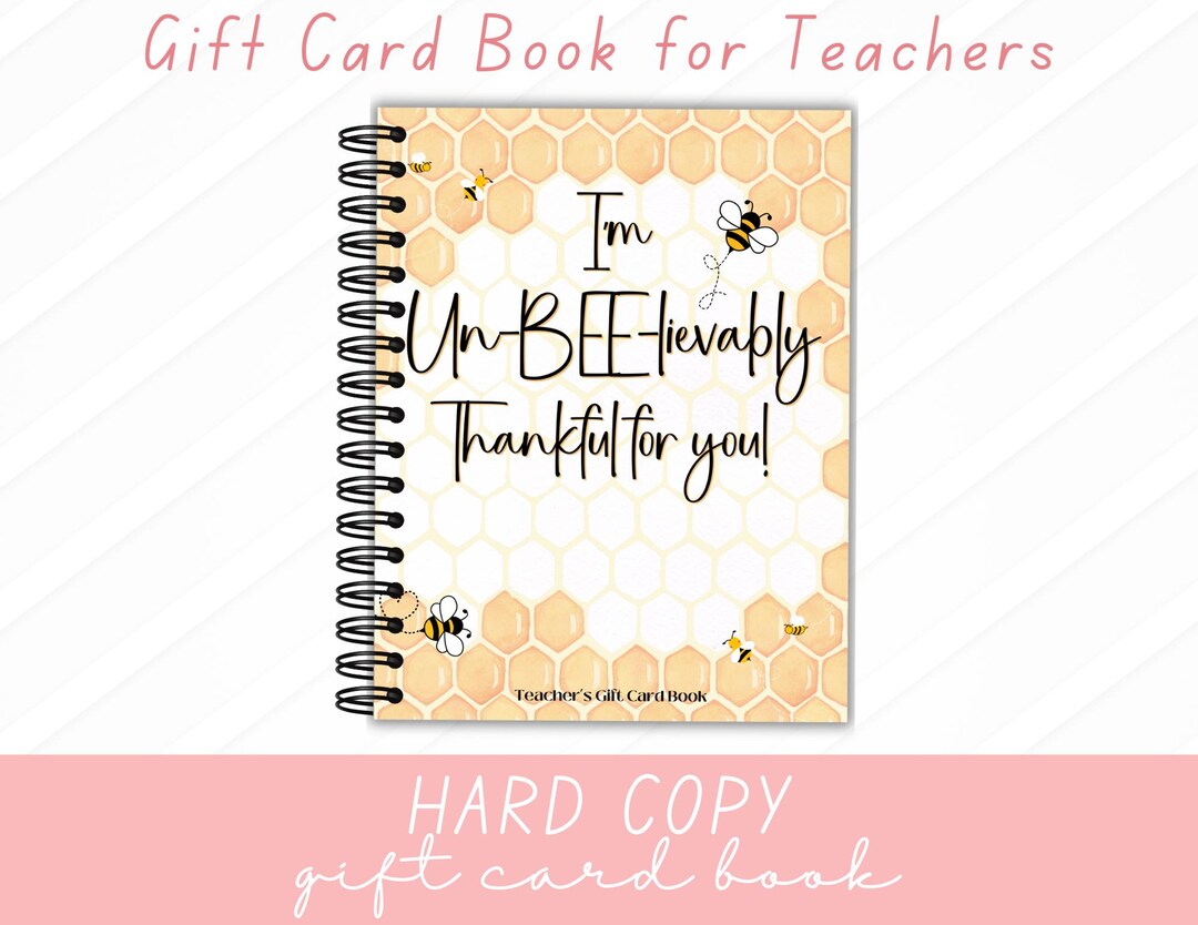 Gift Card Book for Teacher Thank You - Teacher Appreciation Gift, Gifts ...