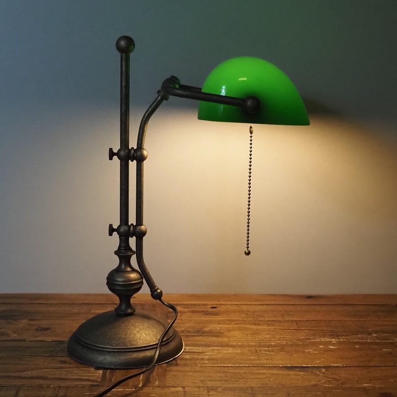 Banker Lamps Retro - Etsy
