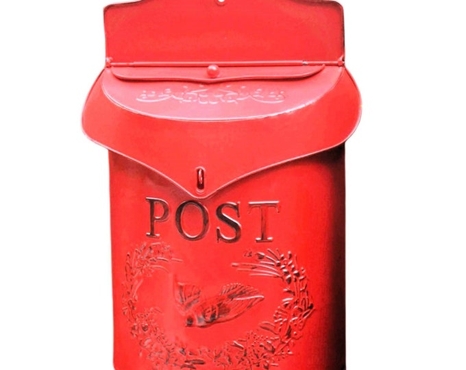 Tales of Yesteryears: Vintage Farmhouse Wall-mount Mailbox, Iron ...