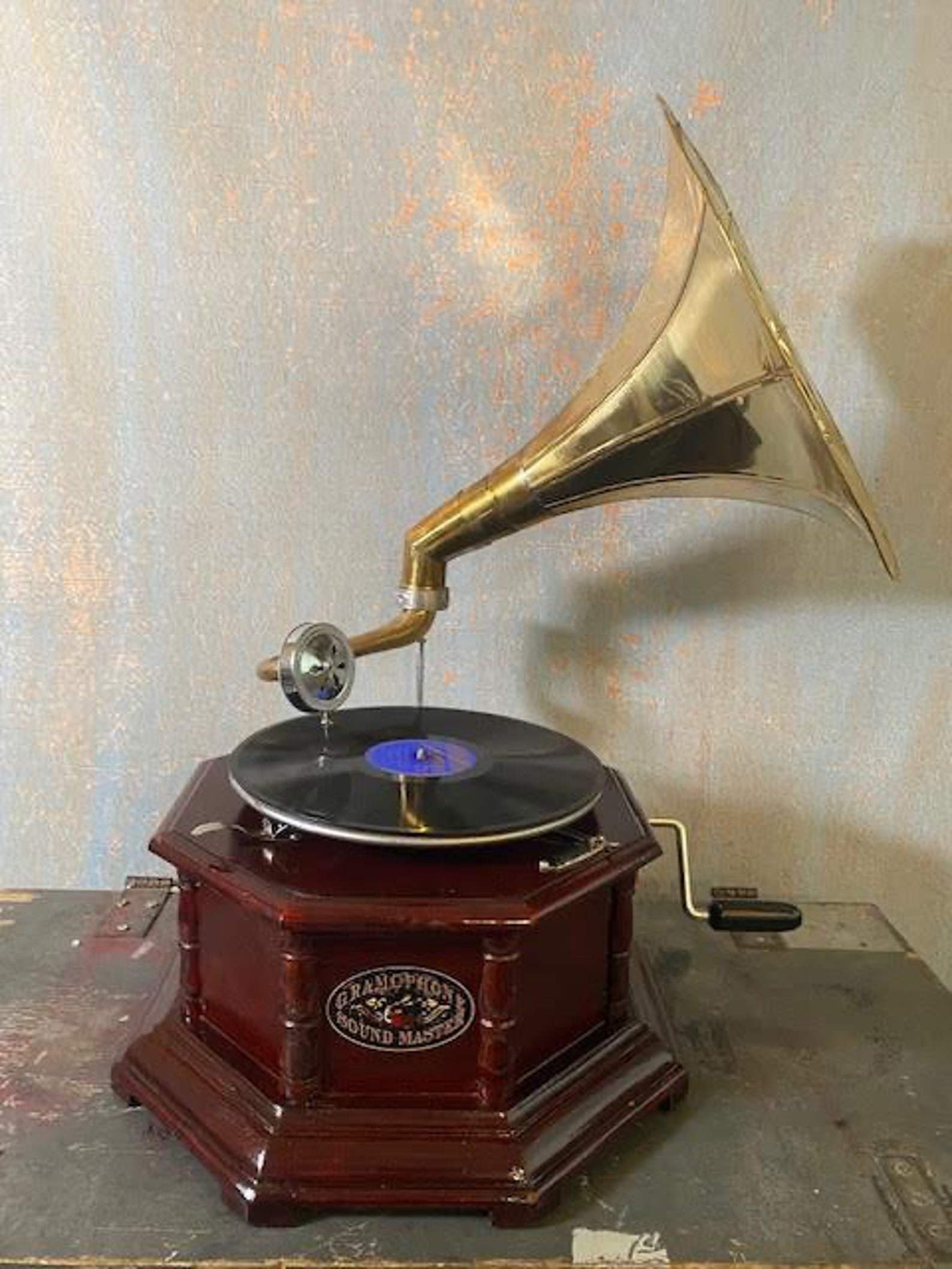 Beautiful Antique Style Gramophone, Phonograph New Working Handcrafted ...