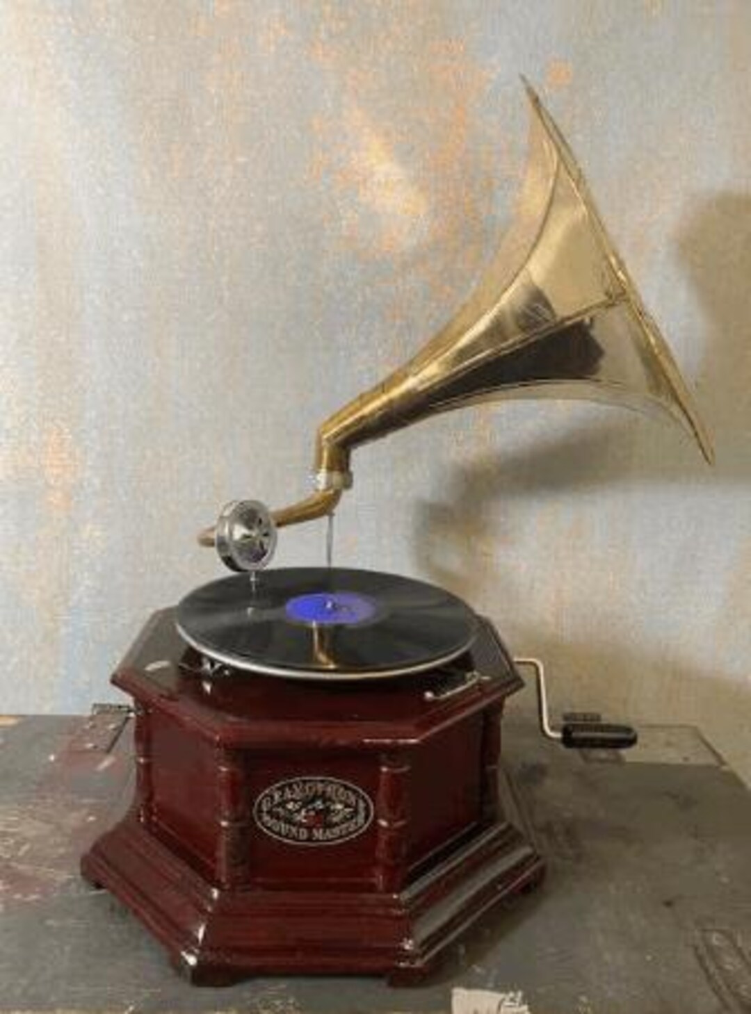 Beautiful Antique Style Gramophone, Phonograph New Working ...