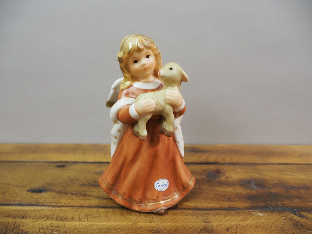 Goebel Angel Christmas Limited Edition 2001 Annual Angel With Sheep ...