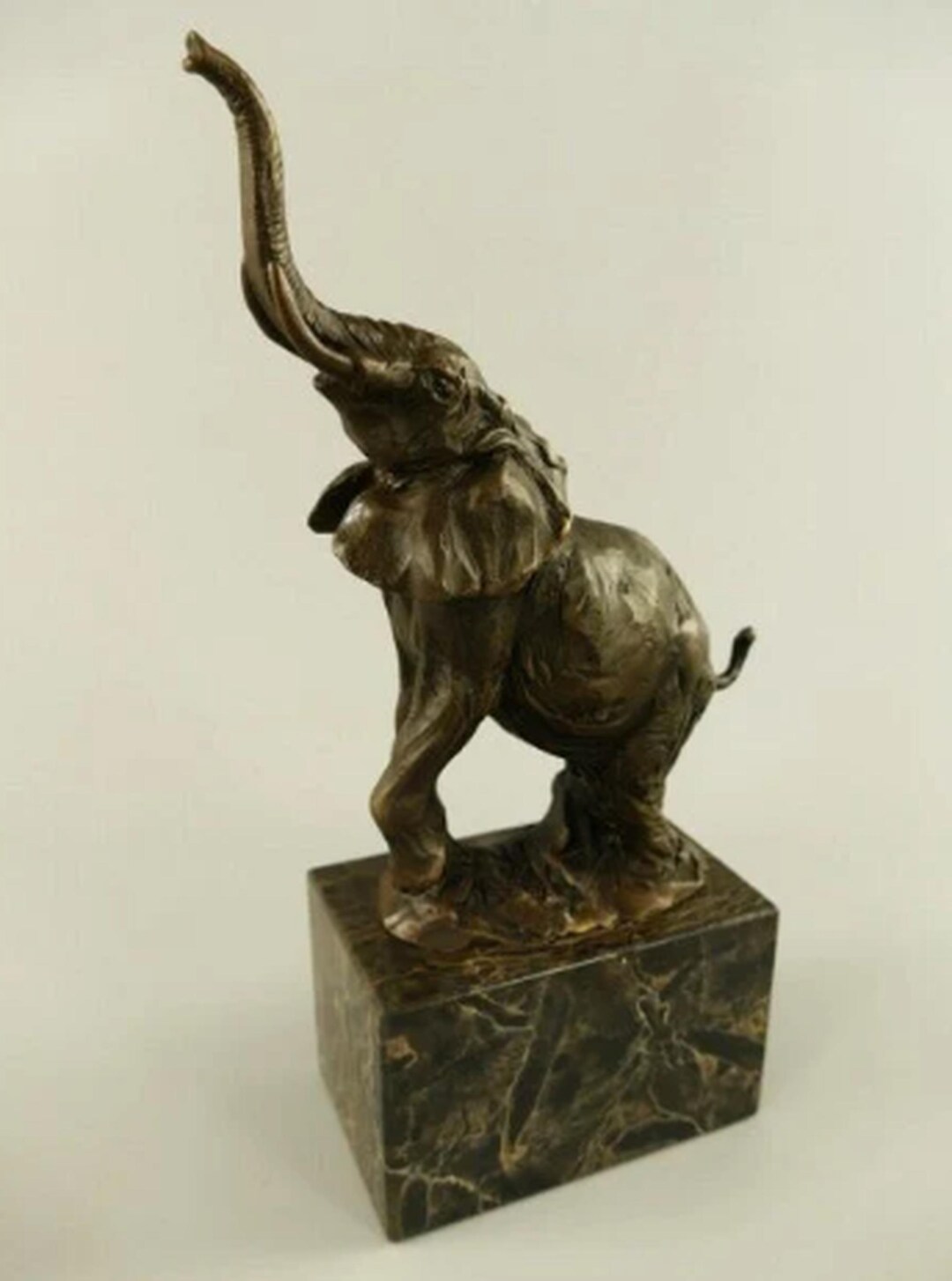 Bronze Sentinel: Majestic Elephant Sculpture - Etsy