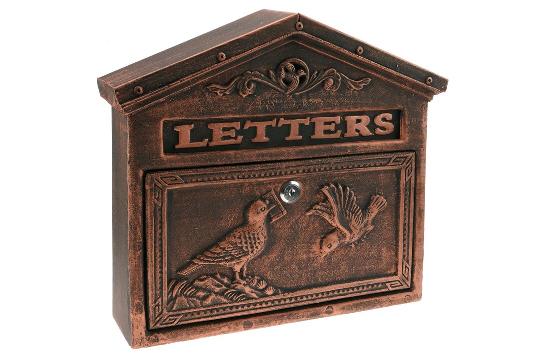 Elegant Italian Cast Iron Mailbox: Timeless Design for Secure Home ...