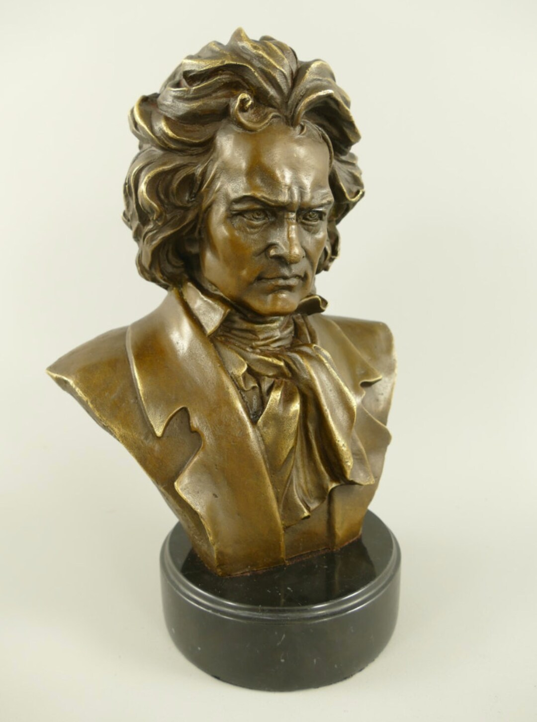 Majestic Bronze Beethoven Figurine - Exquisite Art Piece for Elegant ...