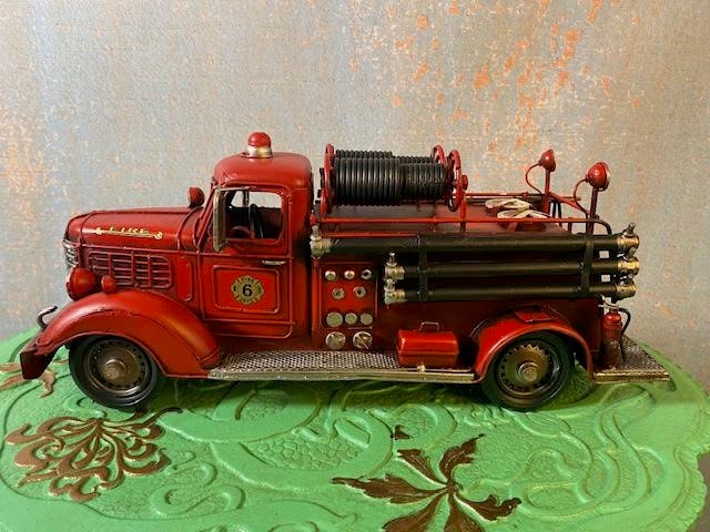 Classic Fire Engine in Antique Iron Finish - Etsy