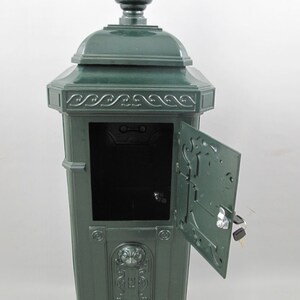 Green Antique Mailbox - Etsy
