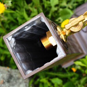 Exquisite Rustic Aluminum Garden Fountain Water Column, Water Column ...