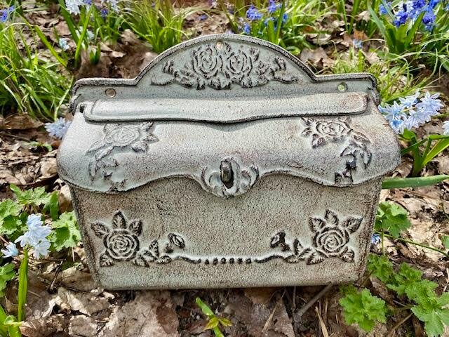 Rustic Antique Style Wall Mounted Mailbox, Cast Iron in the Arms of ...