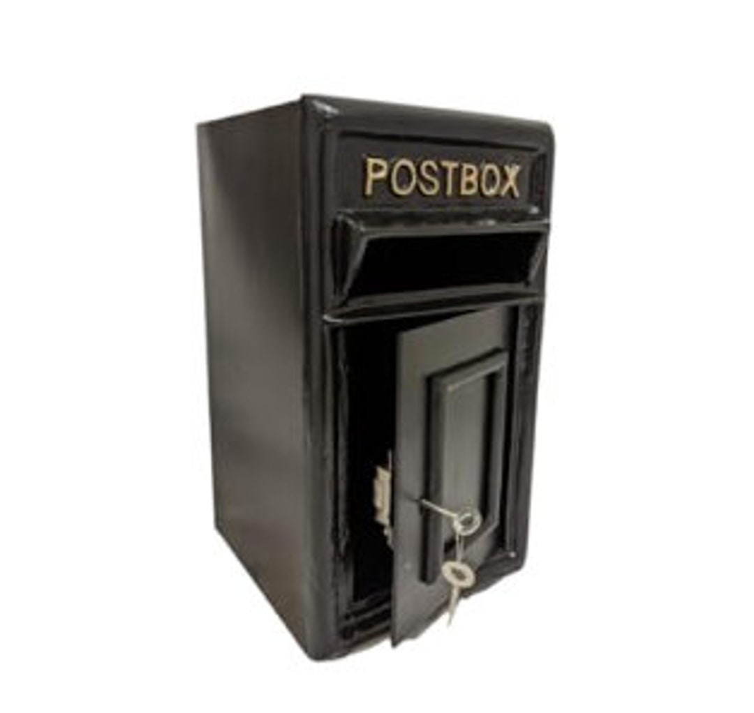Cast Iron Wall-mounted Mailbox - Sturdy, Lockable, Weather-resistant ...