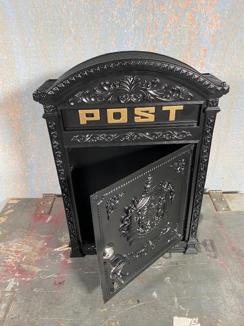 Antique Style Black Square Letterbox - Etsy
