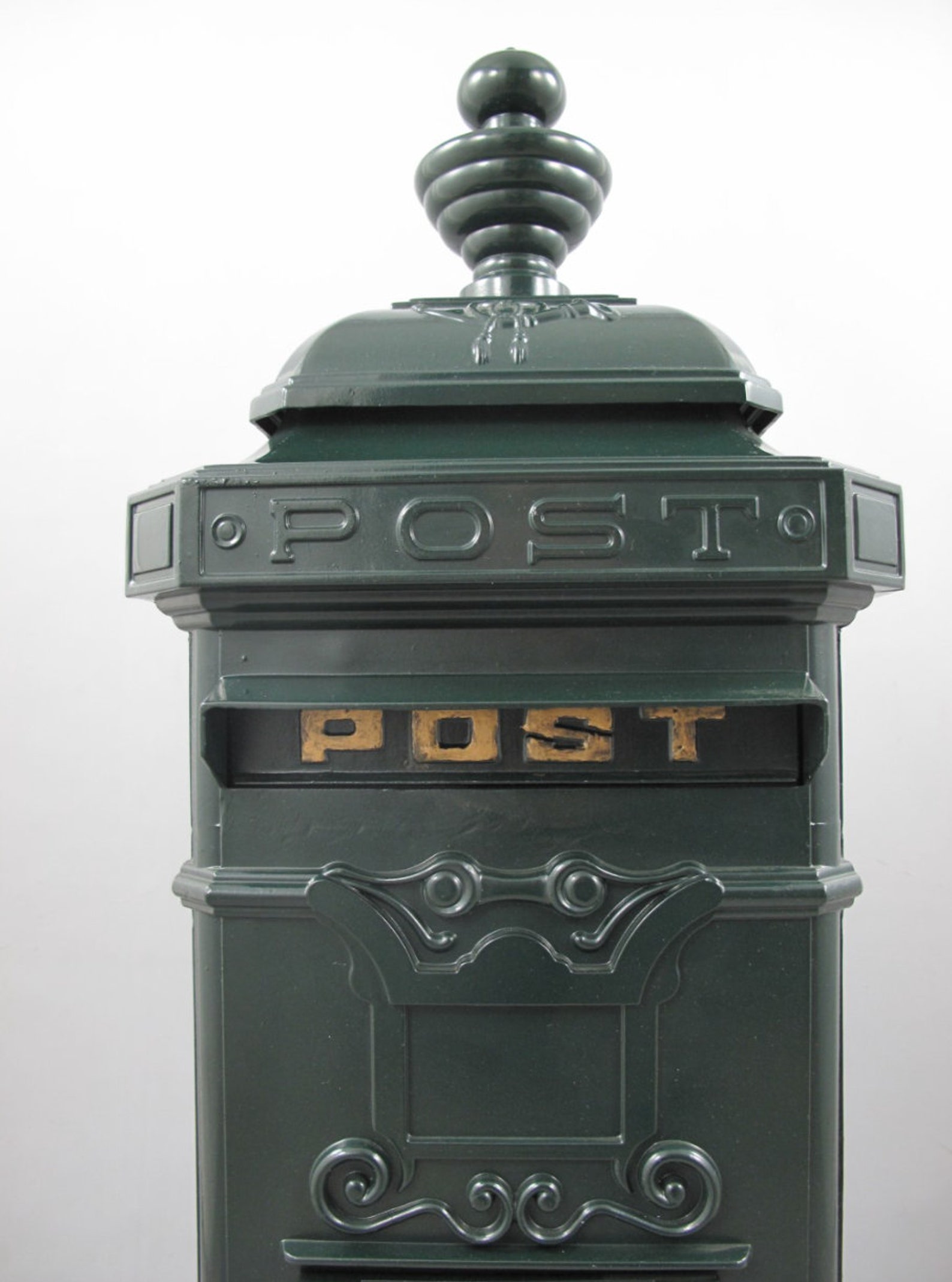 Green Antique Mailbox - Etsy