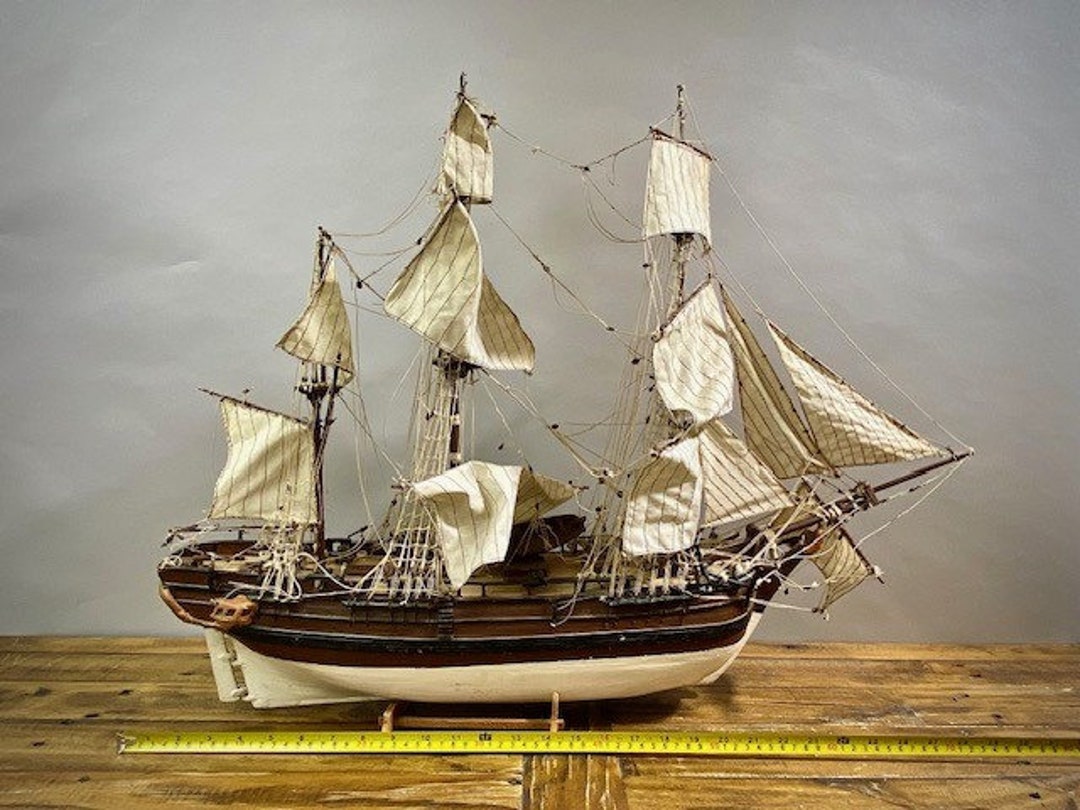Wooden Sailing Ship Model Creating Nautical Majesty Immerse Yourself in ...