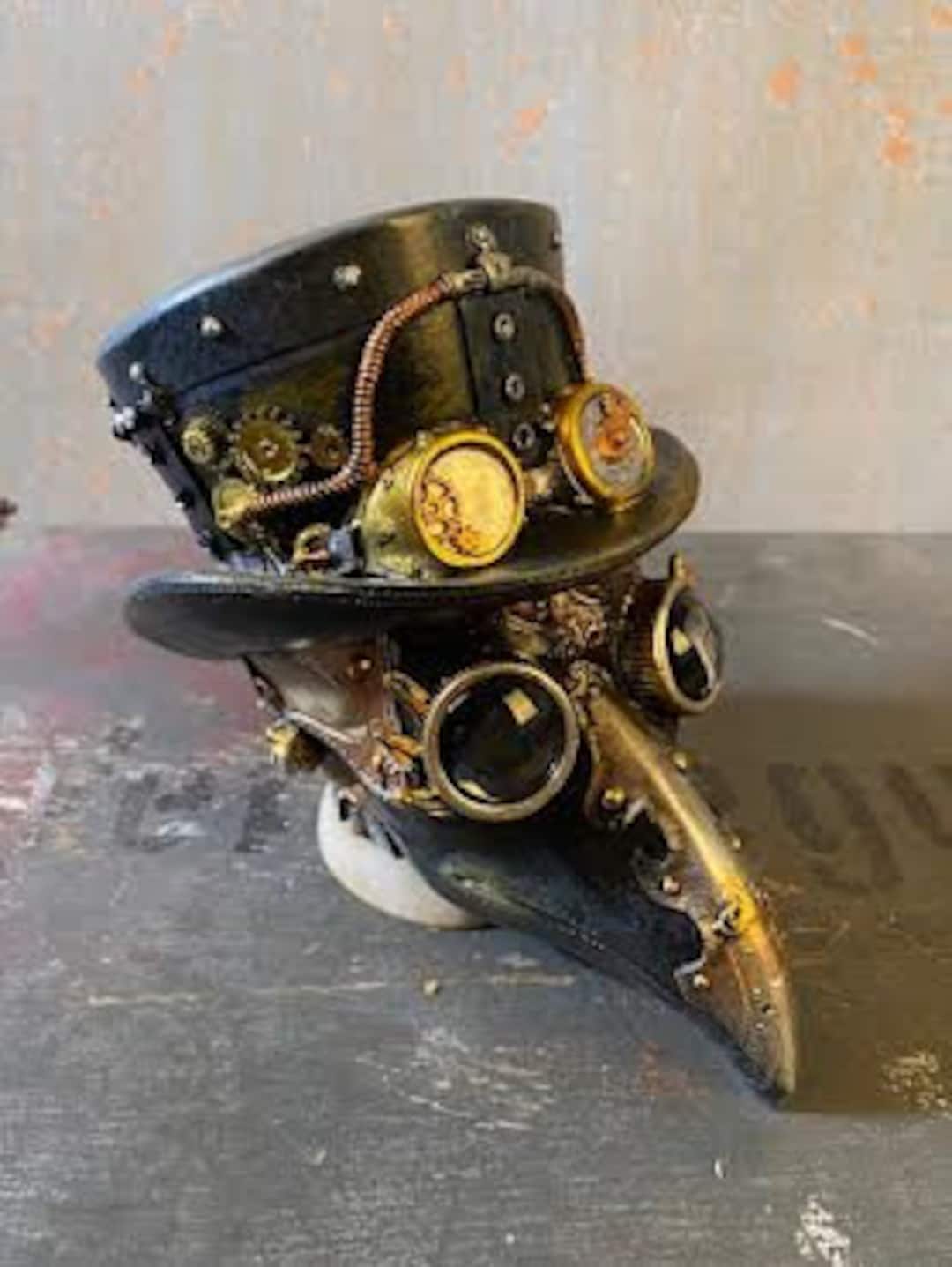 Gothic Steampunk Plague Doctor Resin Sculpture: Victorian Era-inspired ...