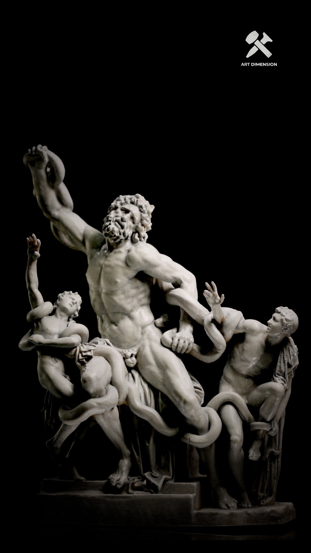 Decoración Escultura Laocoonte y sus hijos - Etsy México