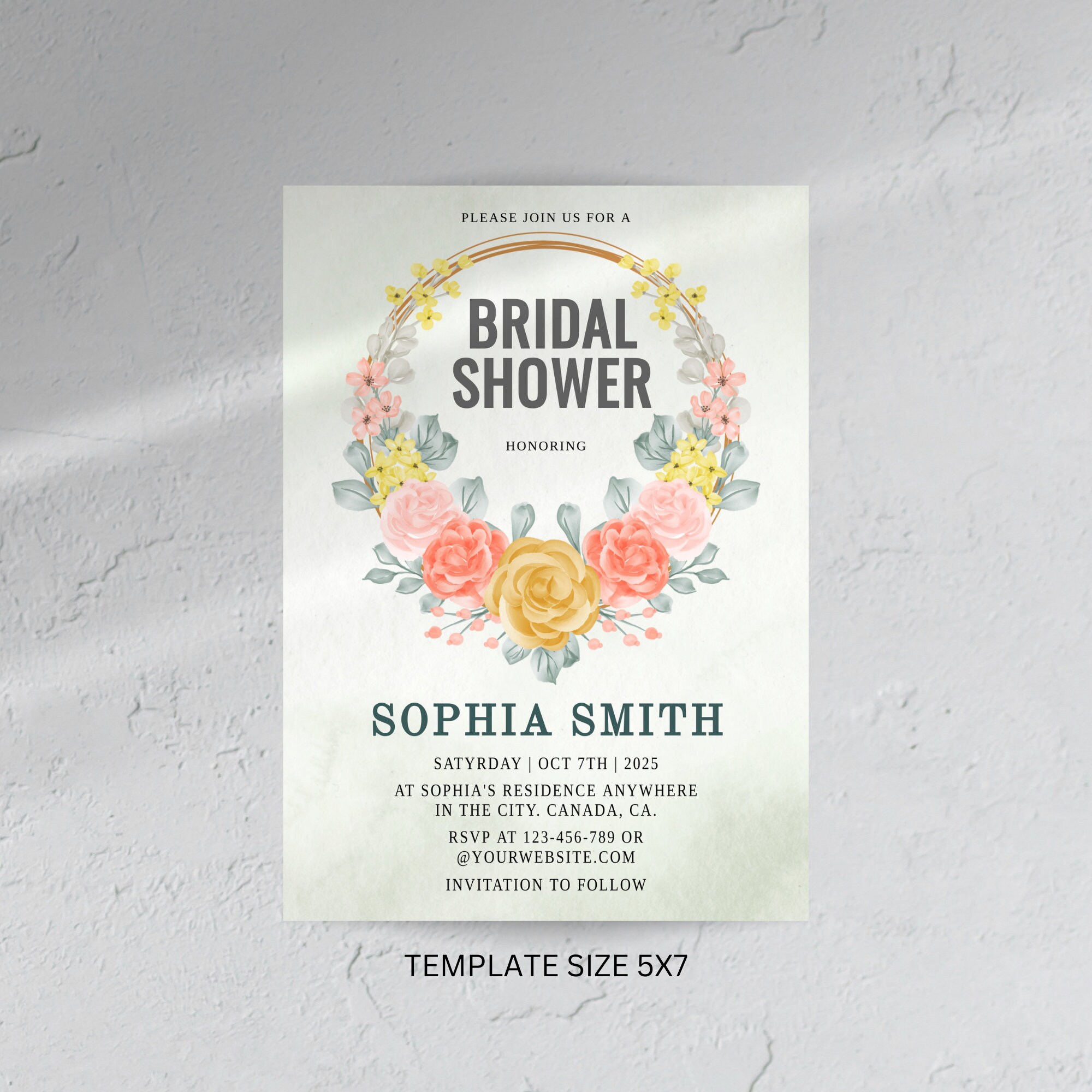 Circle Tag Template Editable Digital Circle Tag Elegant Wedding Tag ...