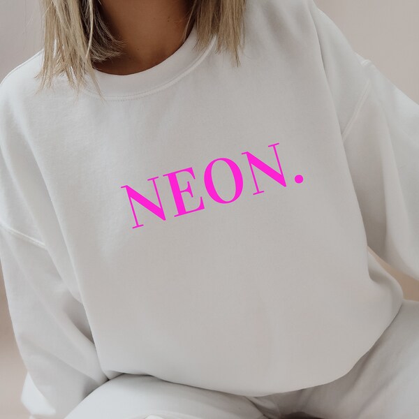 Neon Sweatshirt - Etsy