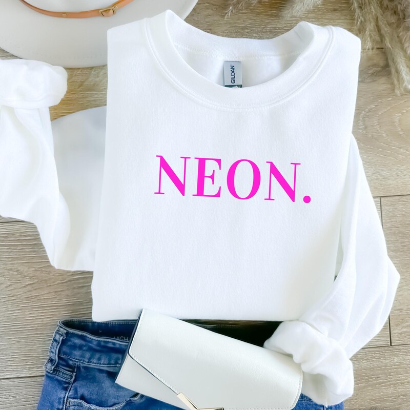 Neon Sweatshirt - Etsy