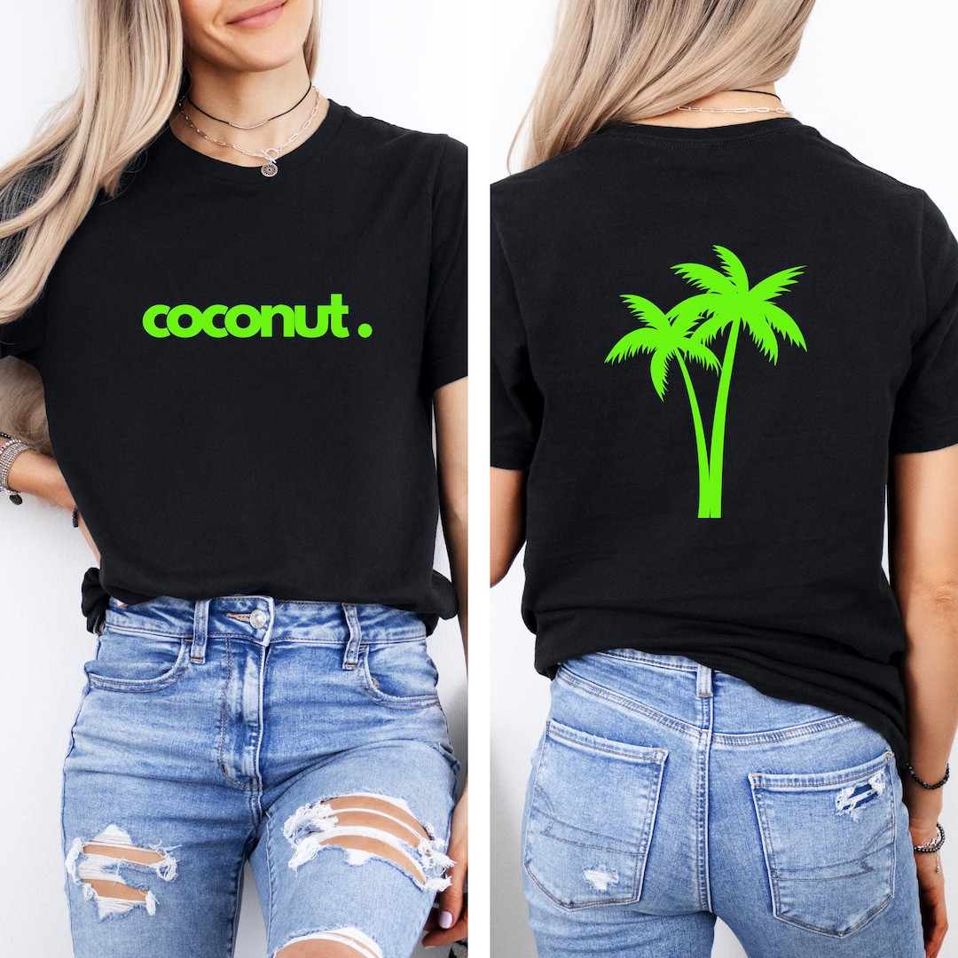 Coconut Palm Shirt, Cute Palm With Coconut Shirt, Travel T-shirt ...