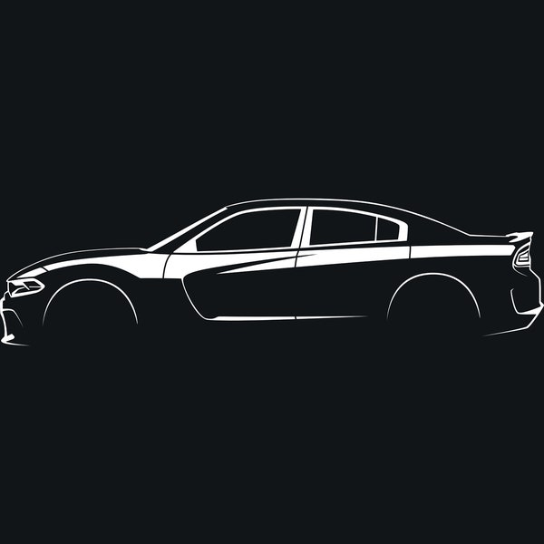 Dodge Charger Silhouette - Etsy