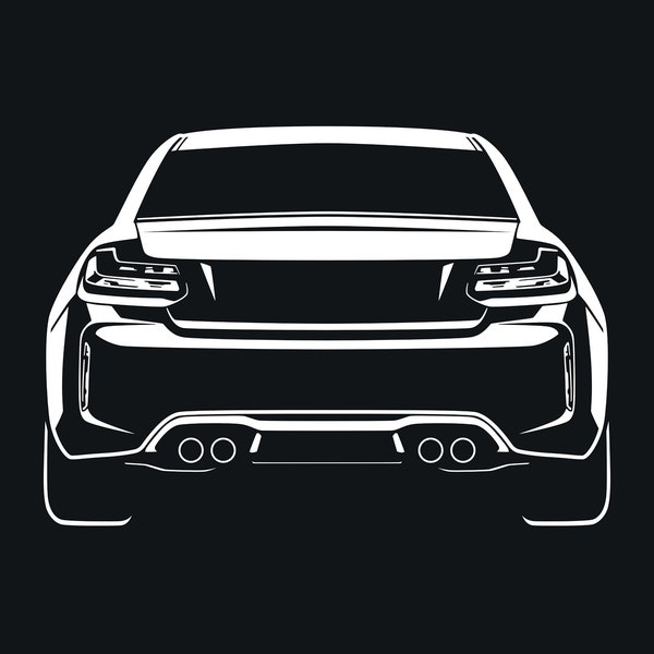 Bmw M2 Silhouette - Etsy