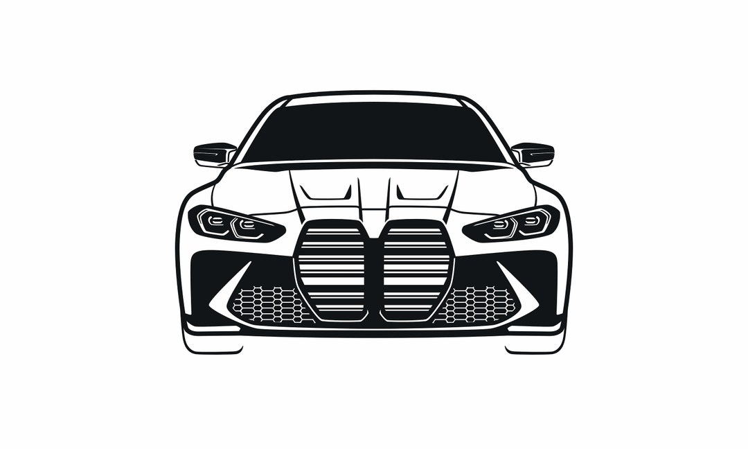 M4 2023 NOIR dxf Clipart Vector Clip Art Graphics Image Cut - Etsy France