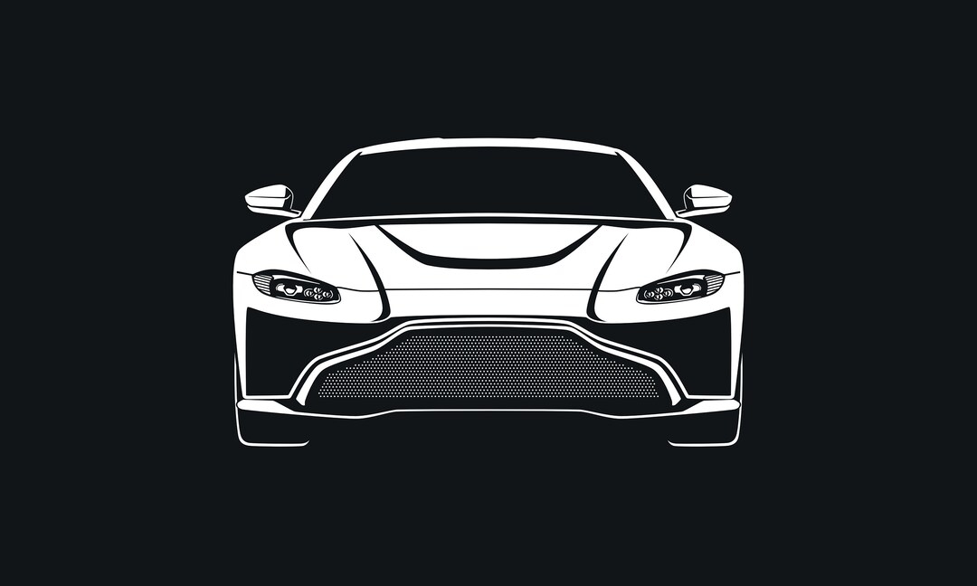 Vantage Coupe 2020 Dxf Clipart Vector Clip Art Graphics Image - Etsy