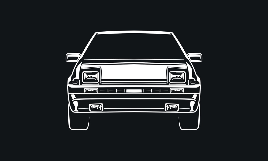 AE86 Dxf Clipart Vector Clip Art Graphics Image Cut for Print - Etsy