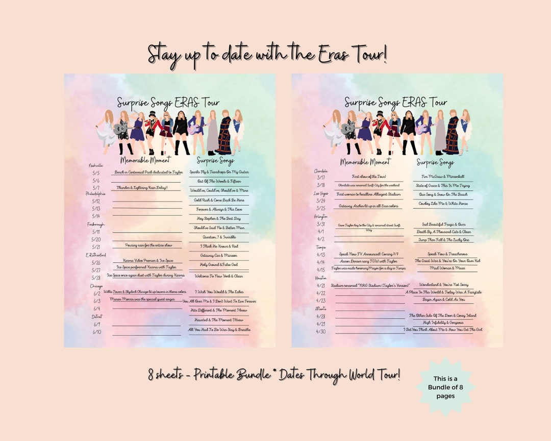 Taylor Swift Eras Tour Surprise Song List, Taylor Swift Surprise Songs ... Taylor Swift Eras Tour Surprise Song List, Taylor Swift Surprise Songs ...