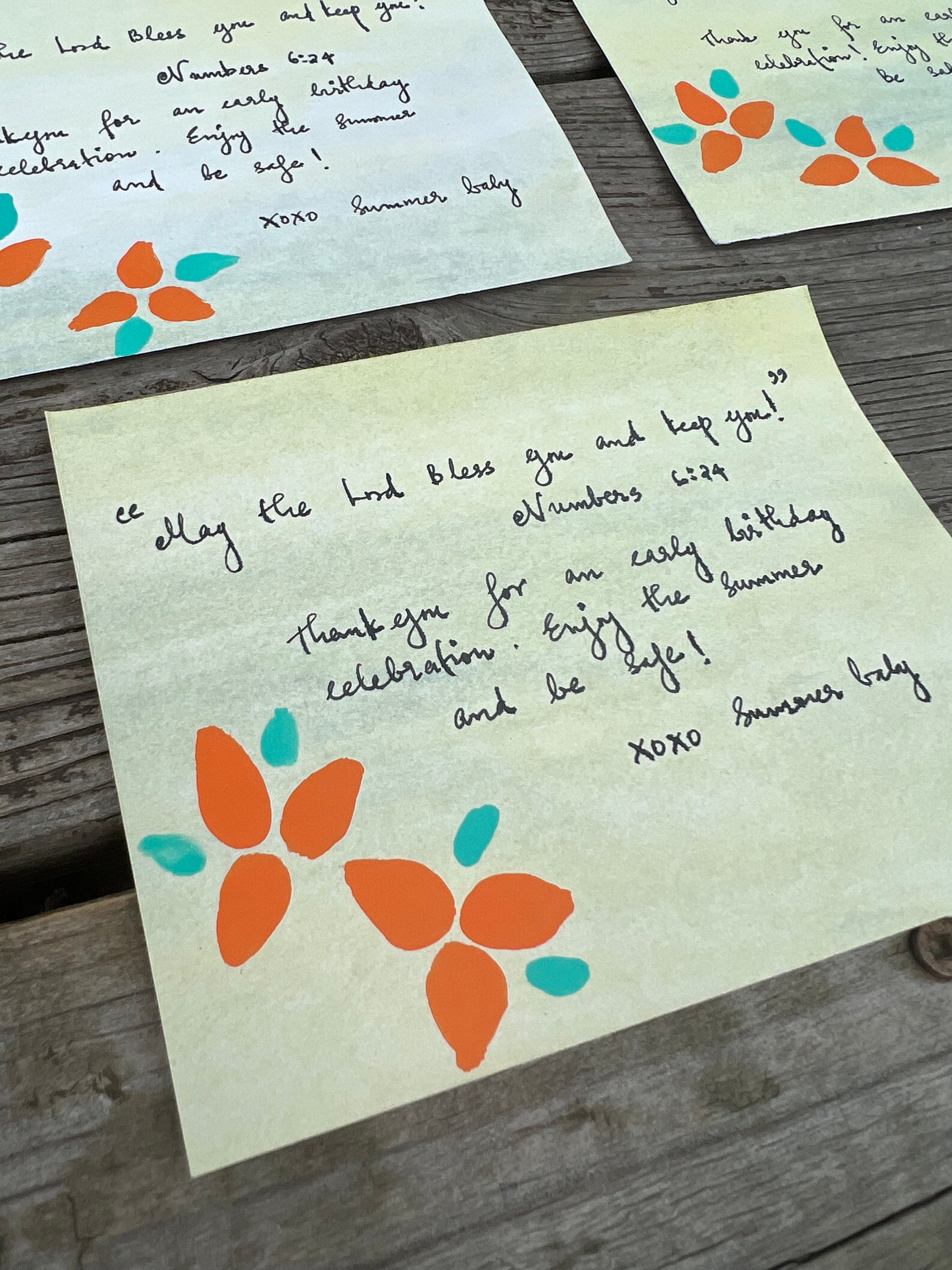 Handwritten Thank You Card Handwritten Thank You Note for Any Occasion ...