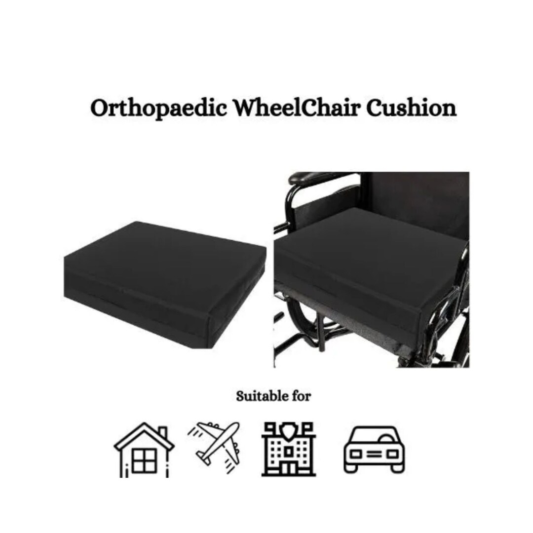 Memory Foam Pressure Relief Wheelchair Seat Cushions for Sciatica, Back ...
