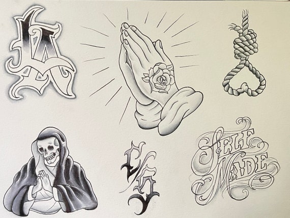 Chicano Tattoo Drawings