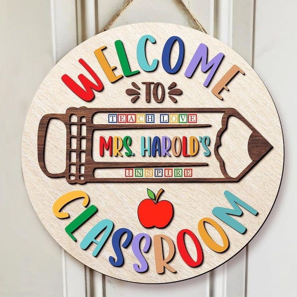Teacher Sign - Etsy